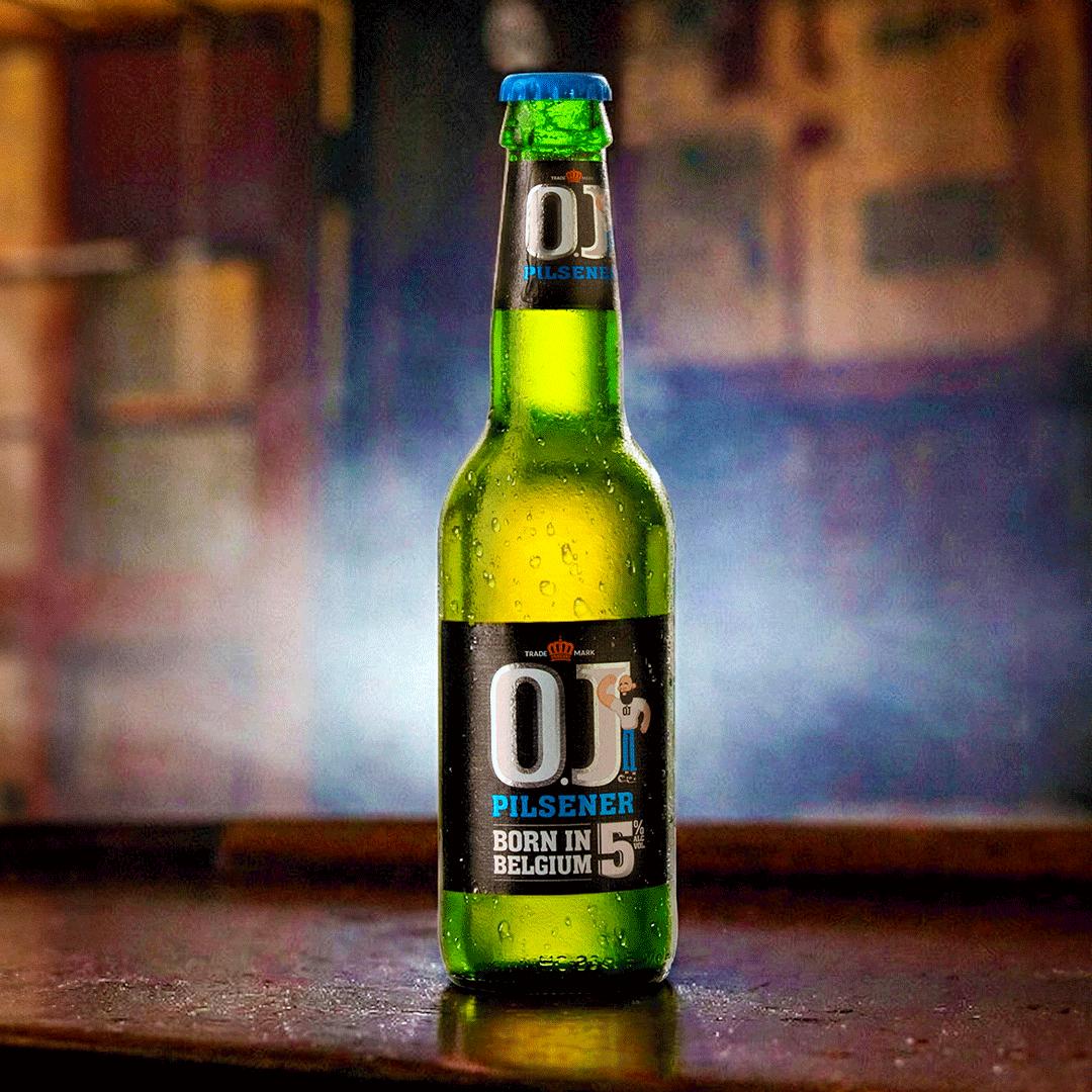 O.J. Signature Pilsener 330ml Bottle – O.J. Beer